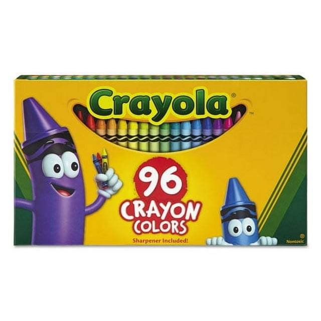 Classic Color Crayons In Flip-Top Pack With Sharpener, 96 Colors/pack ...