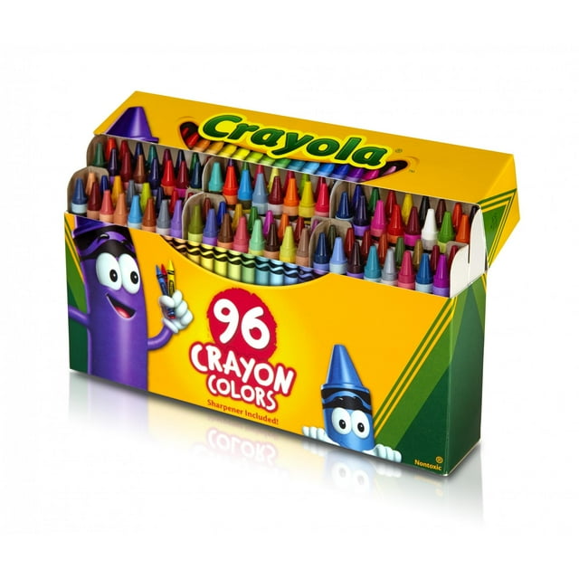 Classic Color Crayons In Flip-Top Pack With Sharpener, 96 Colors/pack ...