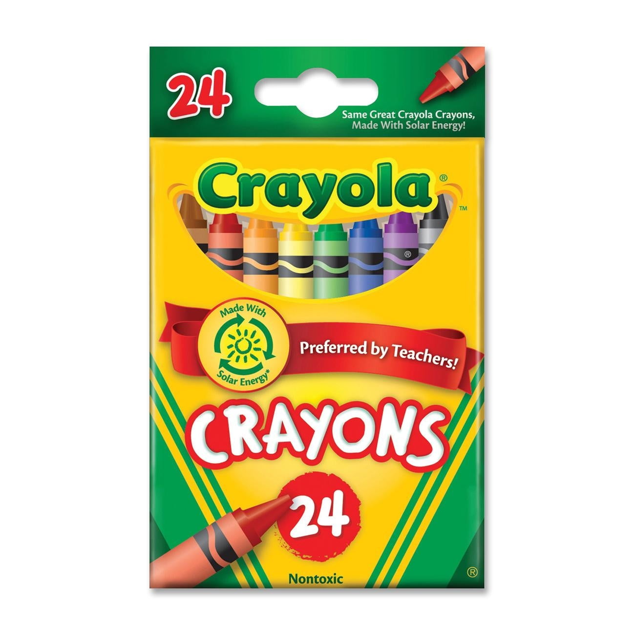 Classic Color Crayons, Peggable Retail Pack, 24 Colors/pack | Bundle of ...