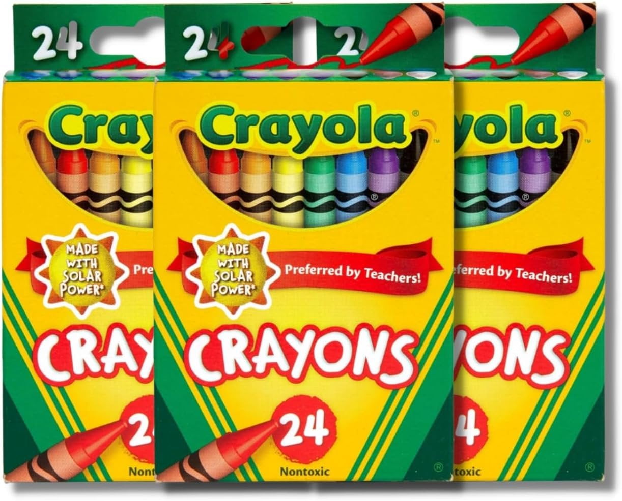Classic Color Pack Crayons 24/Box [Set of 3] - Walmart.com