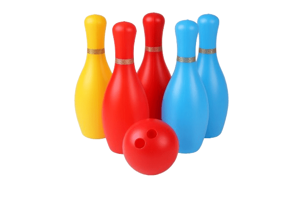 Classic Colorful Lightweight 6-Pin Bowling Set for Toddlers Indoor ...