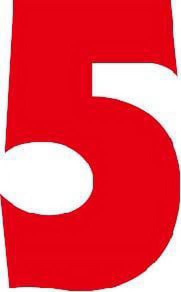 Classic Colorful Rating Number 5 Stock Illustration Cartoon Character ...