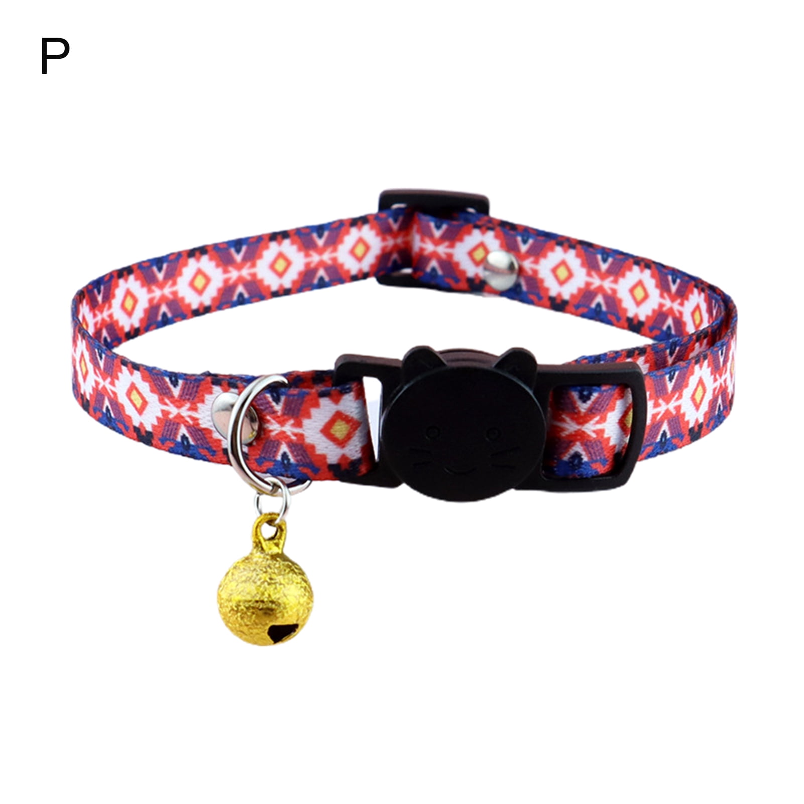 Classic Comfort Dog Cat Collar Printing Anti-suffocation Safe Buckle ...
