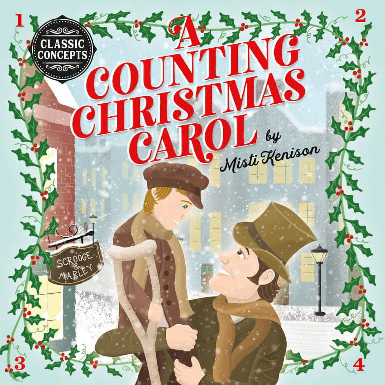 Classic Concepts: A Counting Christmas Carol (Board book) - Walmart.com