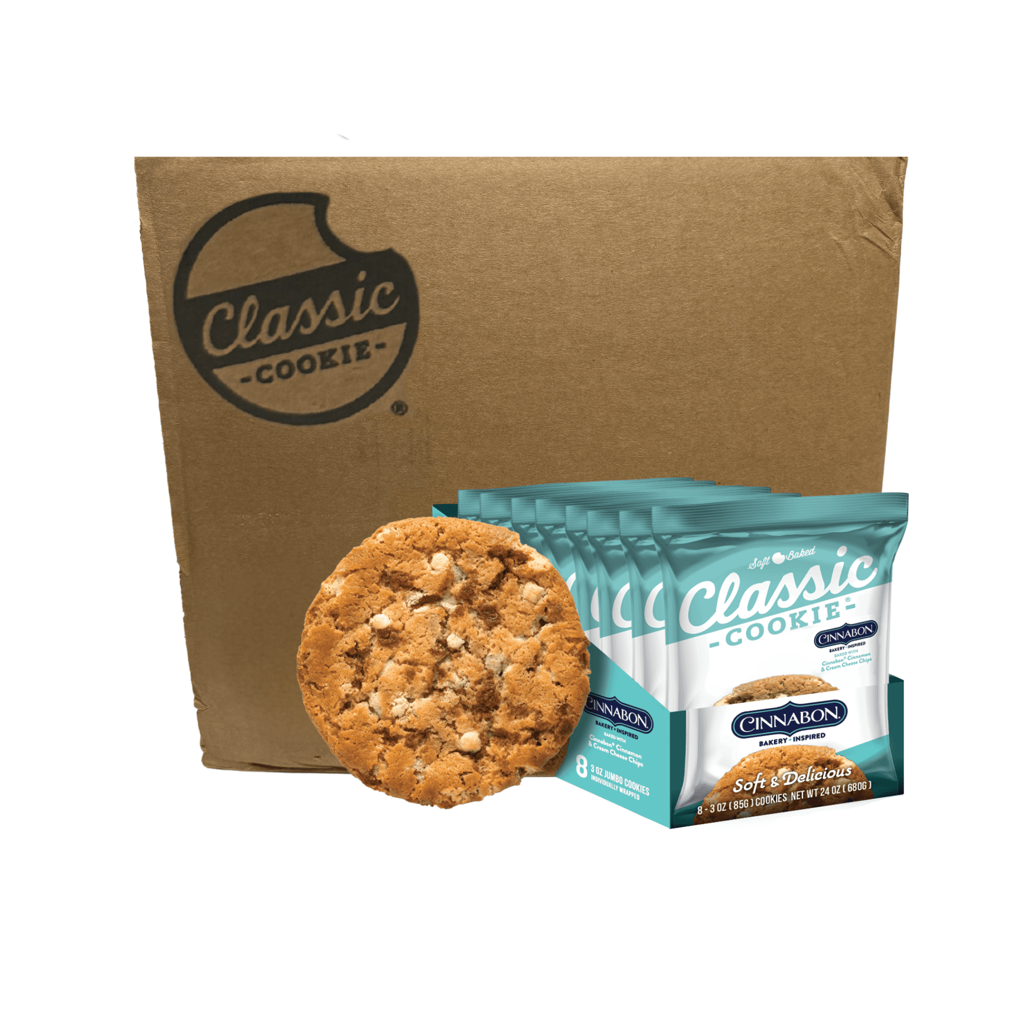 Classic Cookie Soft Baked Cookies, 8 Individually Wrapped Cookies Per ...