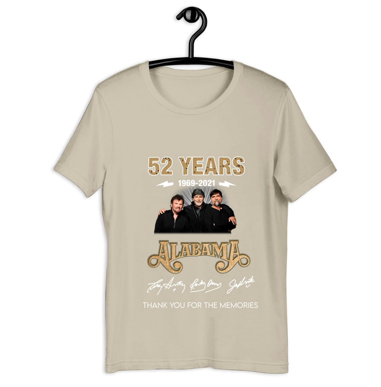 Classic Country Band 52 Years Thank You For The Memories Unisex Shirt ...