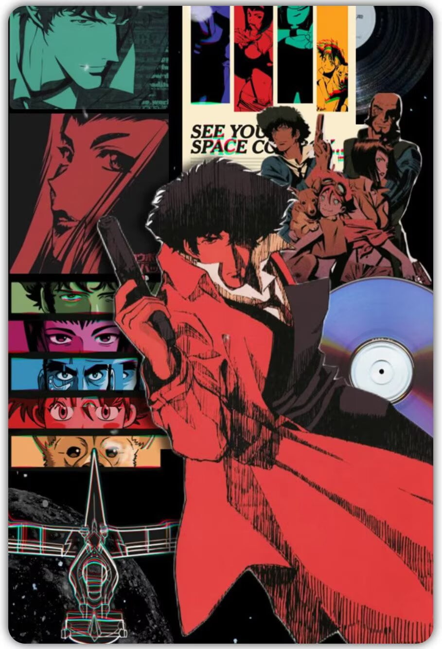 Classic Cowboy Bebop Diamond Art Kit | Cartoon Full Drill 5D | Beginner ...