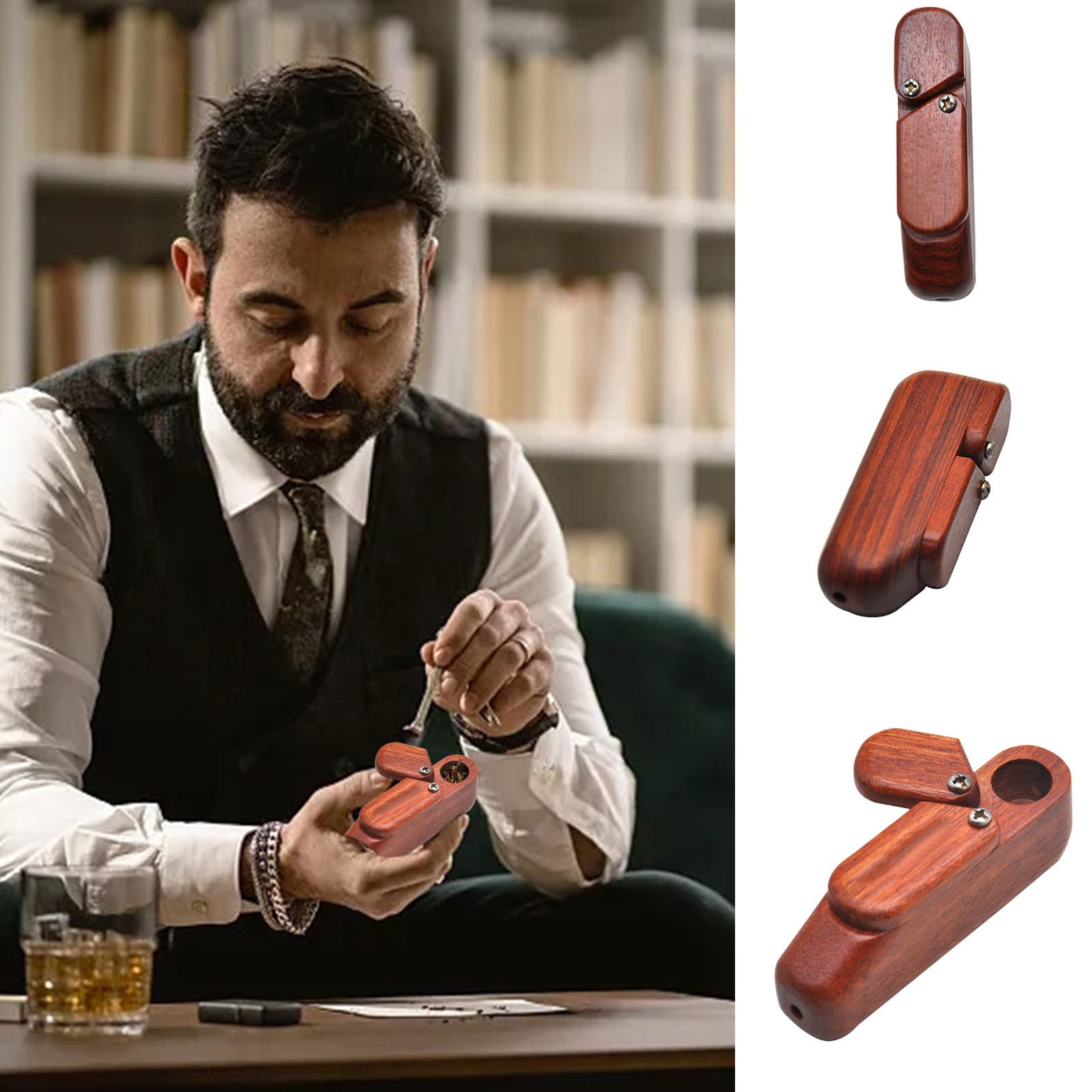 Classic Creative Pipe Accessories Filter Solid Wood Pipe Accessory ...