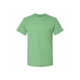 Classic Crew Neck T-Shirt In True Green Heather - Soft Triblend Fabric ...