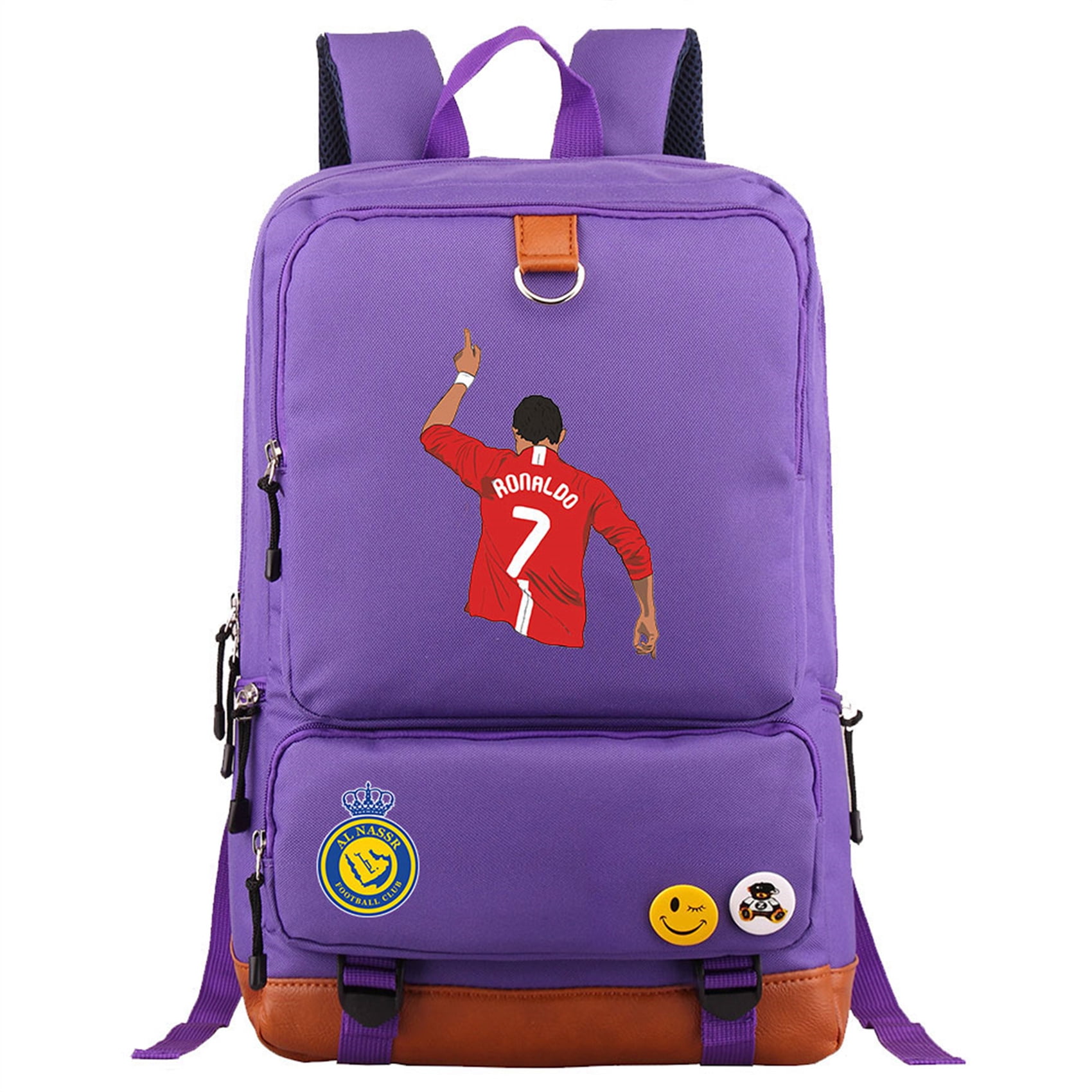 Classic Cristiano Ronaldo Backpack Al Nassr FC CR7 Knapsack ...