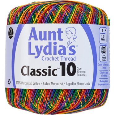 Red Heart Classic Cotton Size 10 Crochet Orchid Pink Thread, 1 Each ...