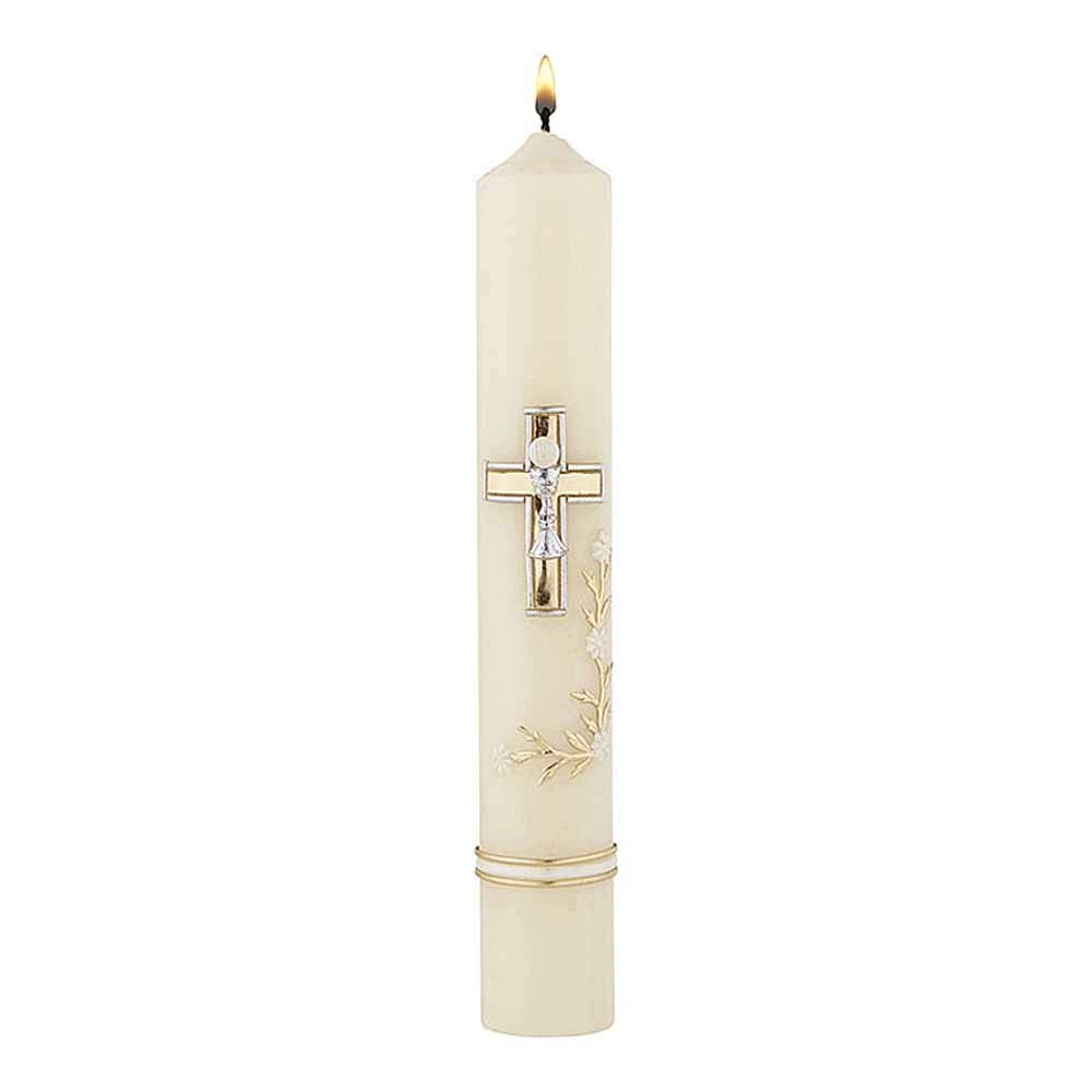 Classic Cross First Communion Candle - Walmart.com