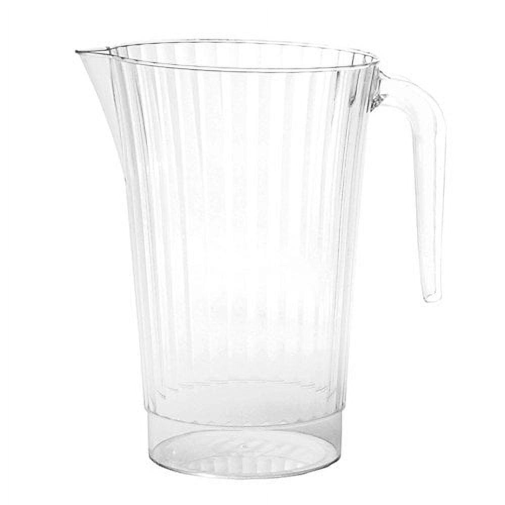 Classic Crystal 50 oz Plastic Pitchers 5 Per Pack - Walmart.com