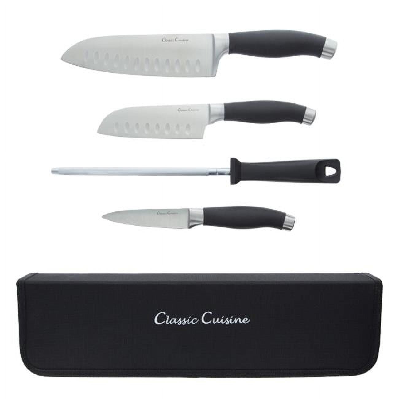 Classic Cuisine 82-25050 Professional Chef Stainless Steel Knife Set ...