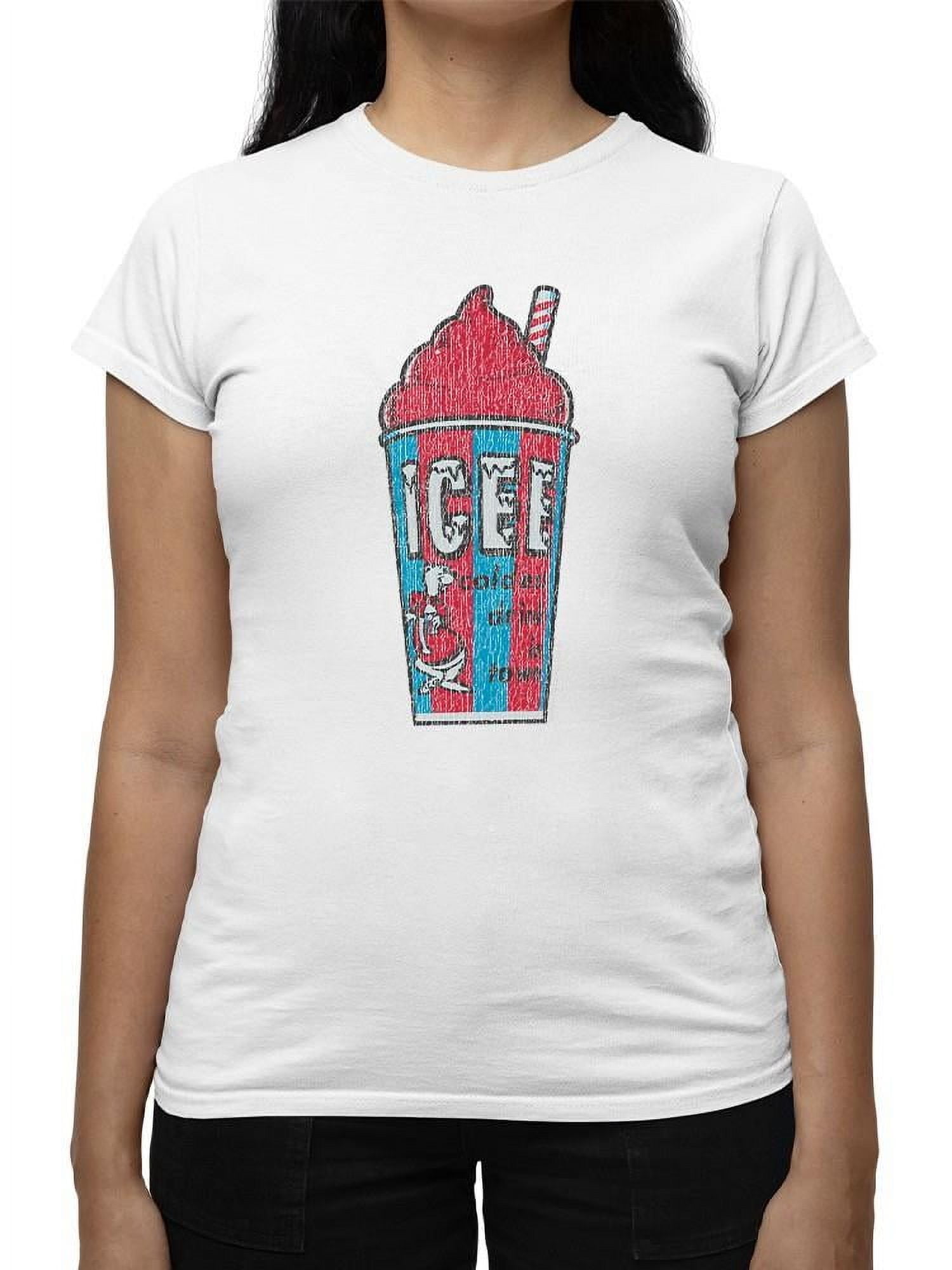 Classic Cup Design - Retro ICEE 'Coldest Drink In Town' Graphic Women's ...
