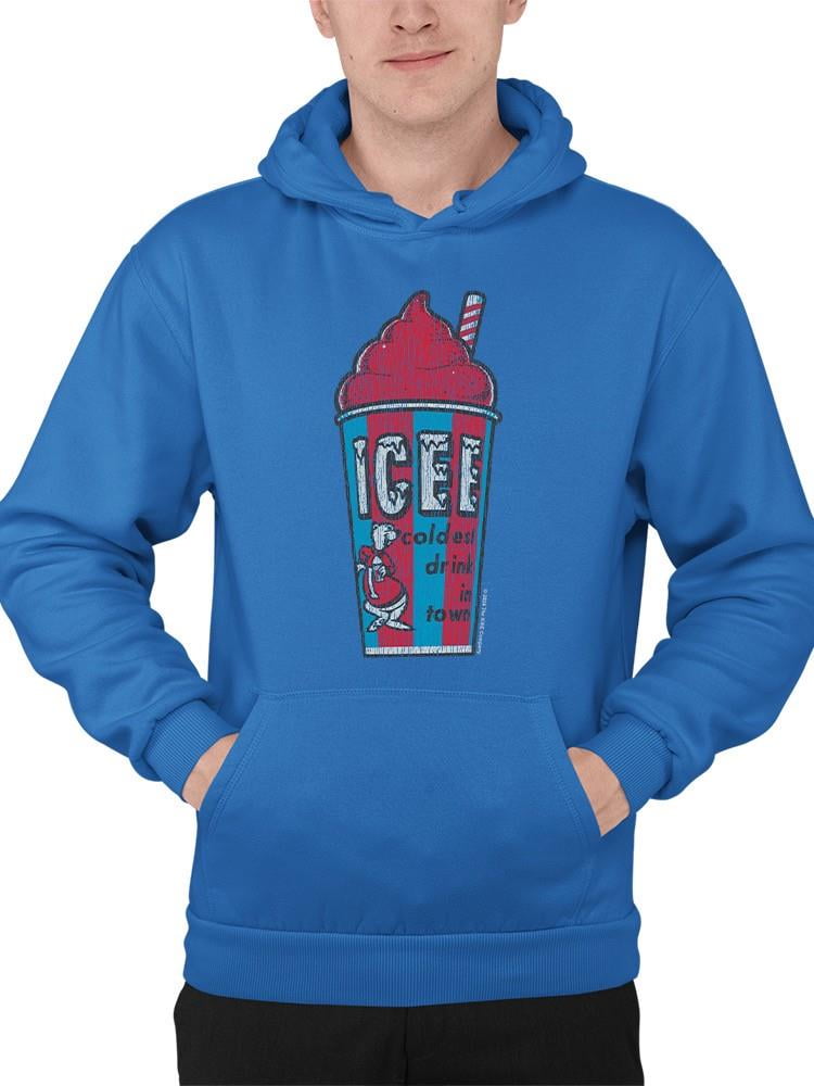 Classic Cup Design - Retro ICEE 'Coldest Drink In Town' Men's Hoodie ...