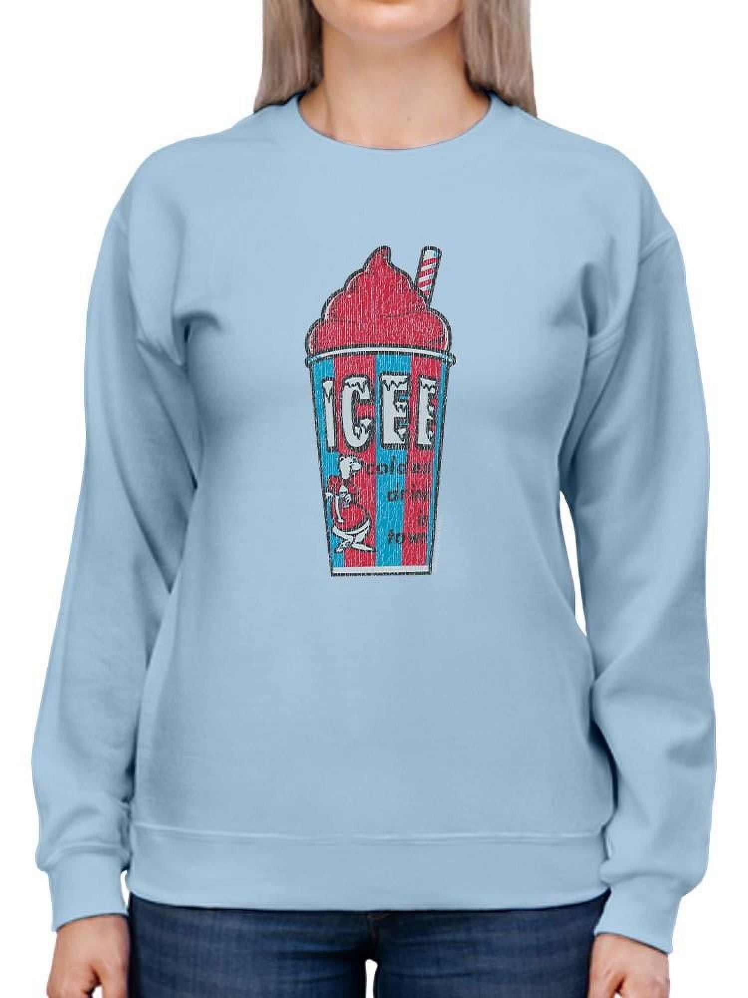 Classic Cup Design - Retro ICEE 'Coldest Drink In Town' Sweatshirt ...