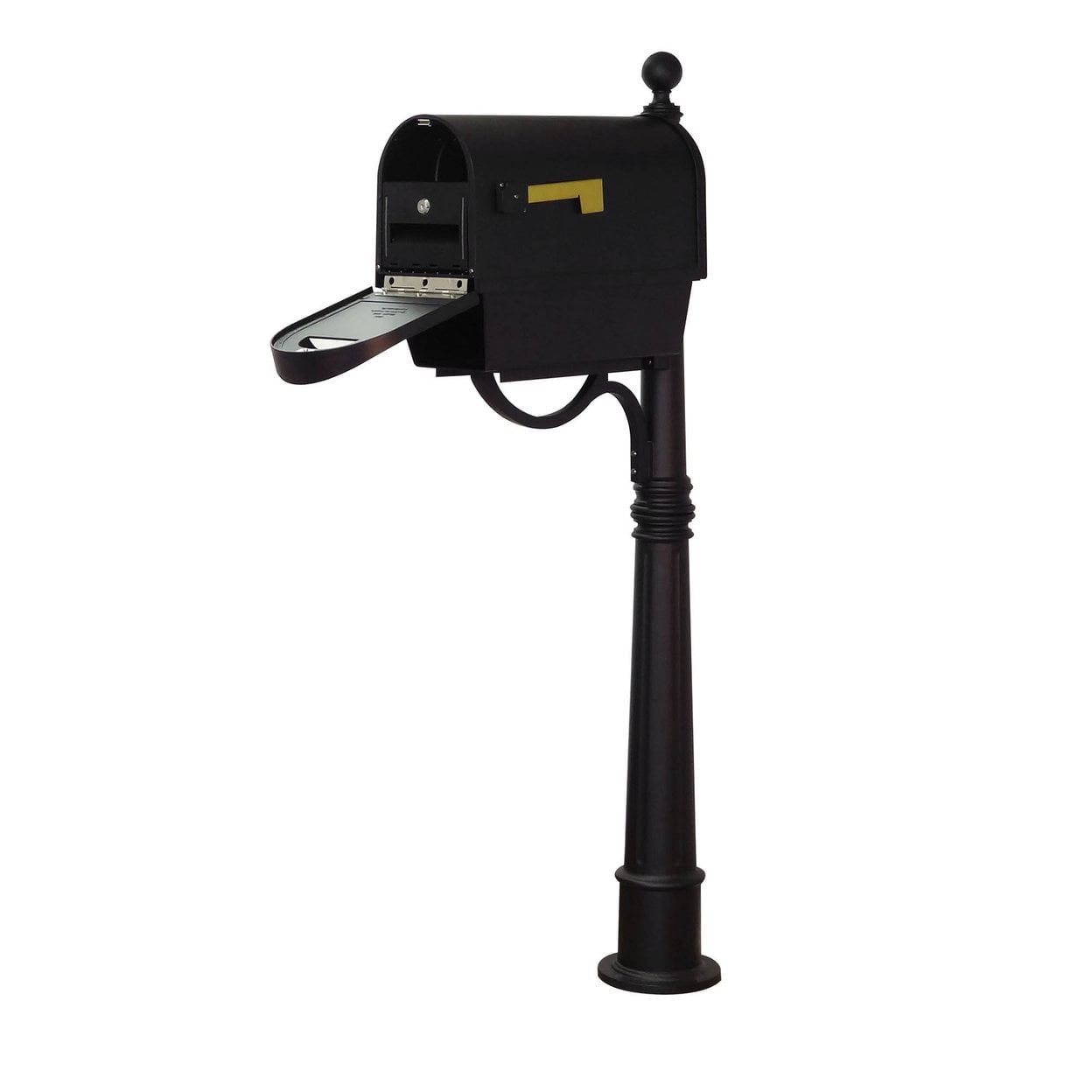 Classic Curbside Mailbox with Newspaper Tube, Locking Insert and ...