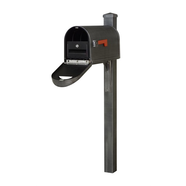 Classic Curbside Mailbox wtih Locking Insert and Wellington Direct ...