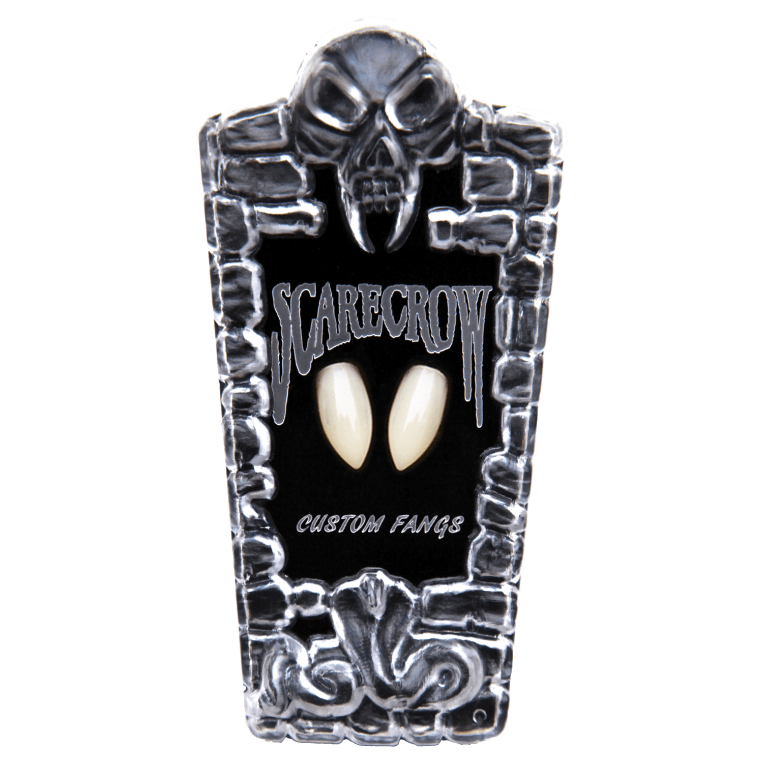 Classic Deluxe Vampire Fangs Adult White Cosmetics Disguises One Size ...