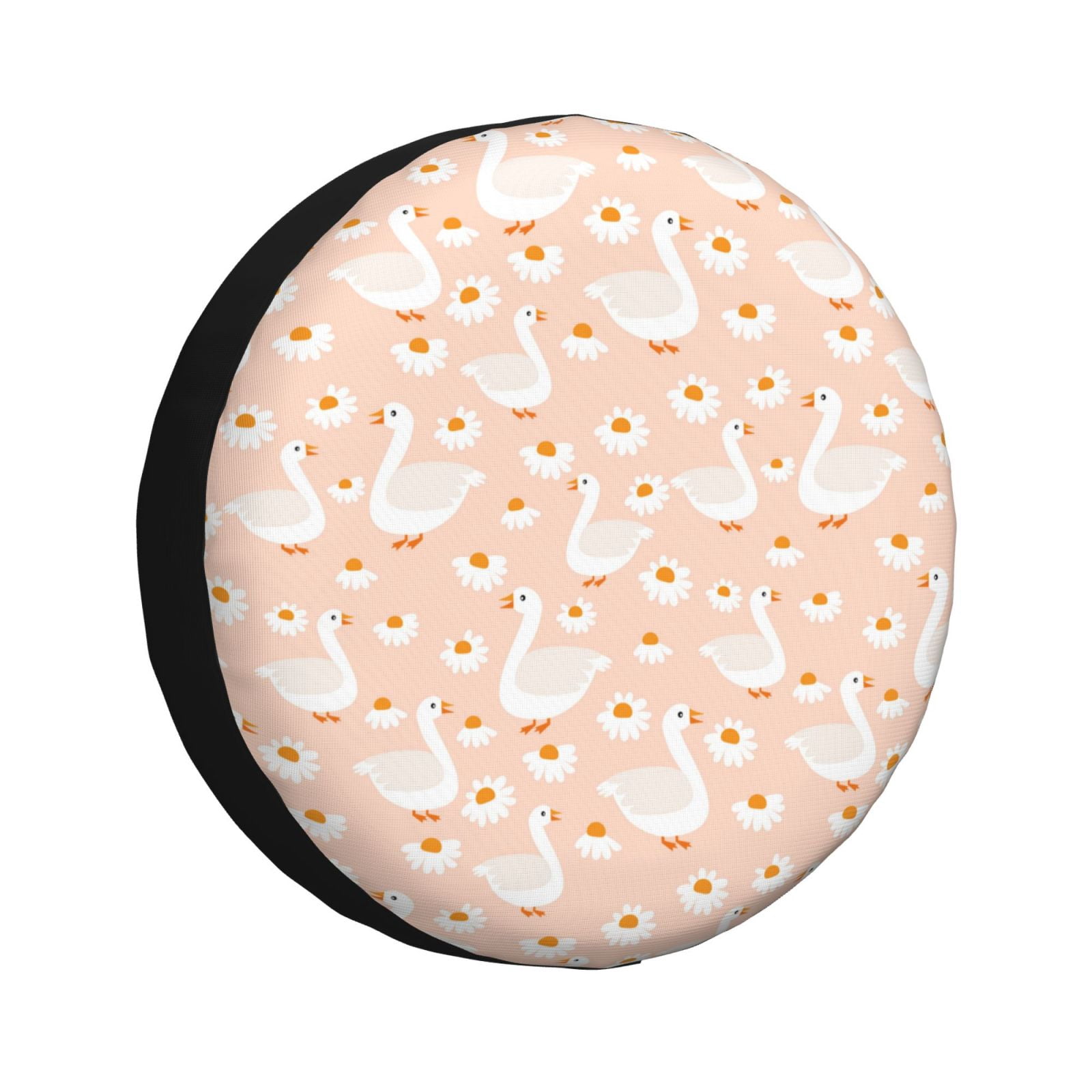 Classic Cute Duck Daisy Pink Spare Tire Cover for Trailer Camper RV ...