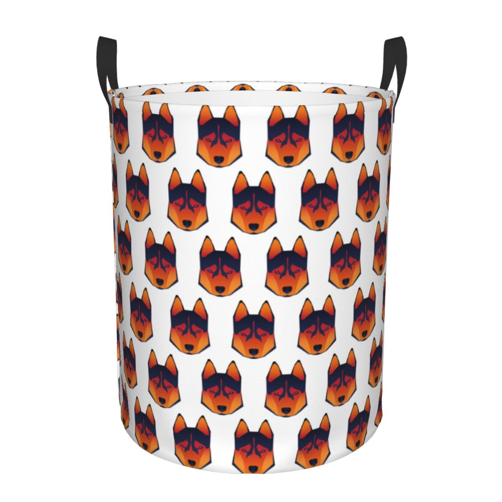 Classic Cute Husky Laundry Basket, Laundry Hamper Waterproof Laundry ...