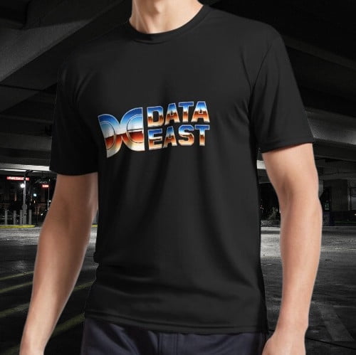 Classic DATA EAST Logo - 80s Retro T-Shirt Funny Size Mode American T ...