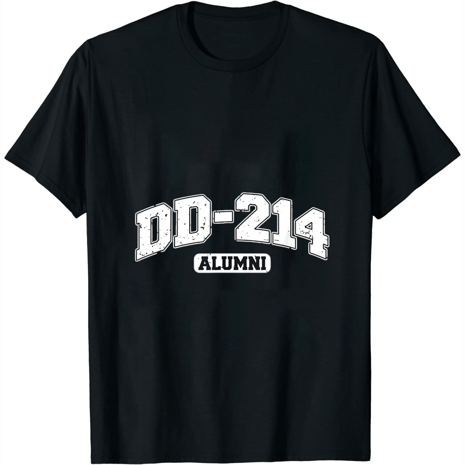 Classic DD-214 Alumni U.S. Military Veteran Design Womens T-Shirt Black ...
