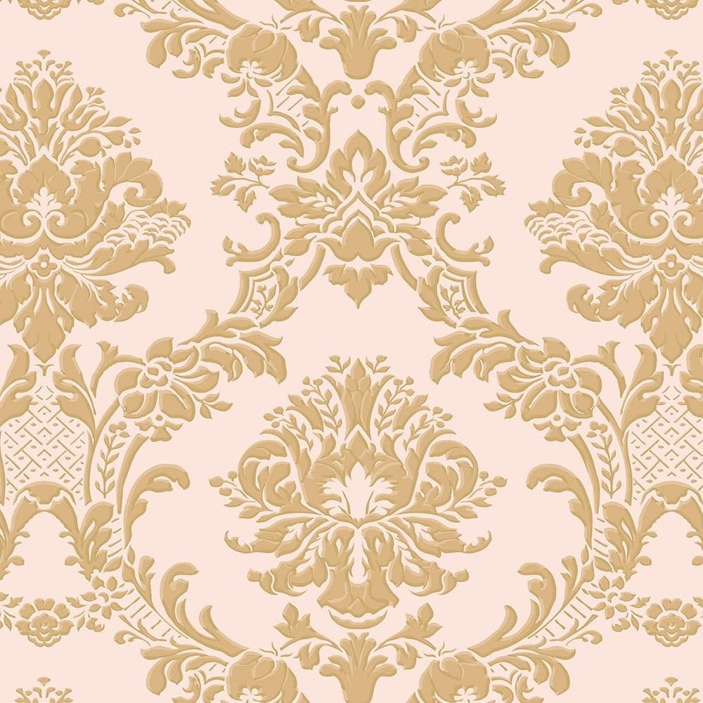 Classic Damask Wallpaper - Walmart.com