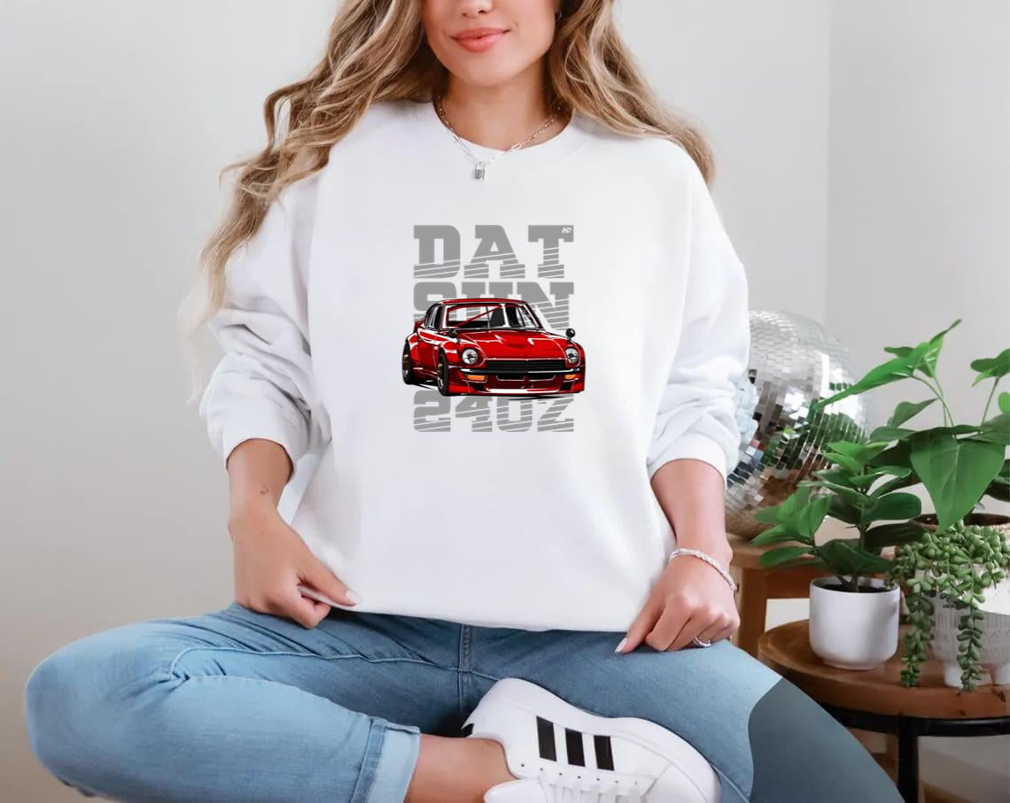 Classic Datsun 240Z Sweatshirt with Japanese Car Fan Graphic, for men ...