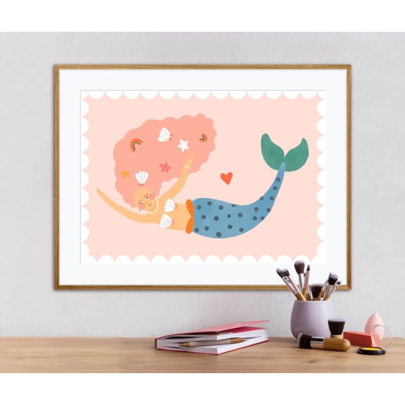 Classic Decorative Design Ocean Nursery Poster , Poster Print Only ...