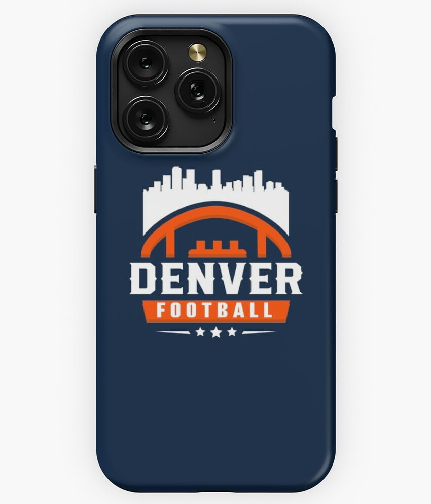 Classic Denver Football Stars City Skyline Sports A16637 Phone Case for ...