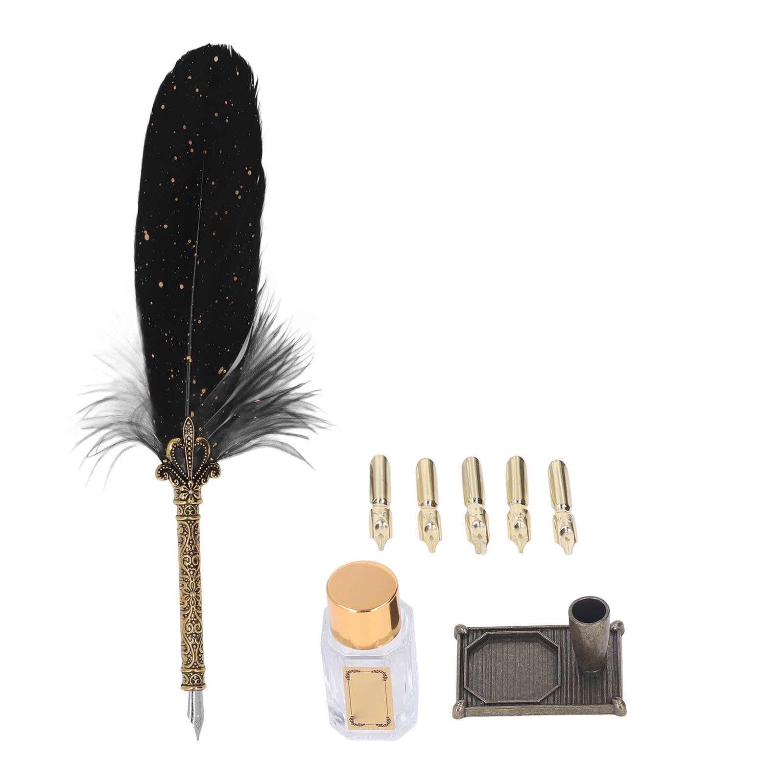 Apuakthei Classic Design, Smooth Writing, Black Calligraphy Pen with ...