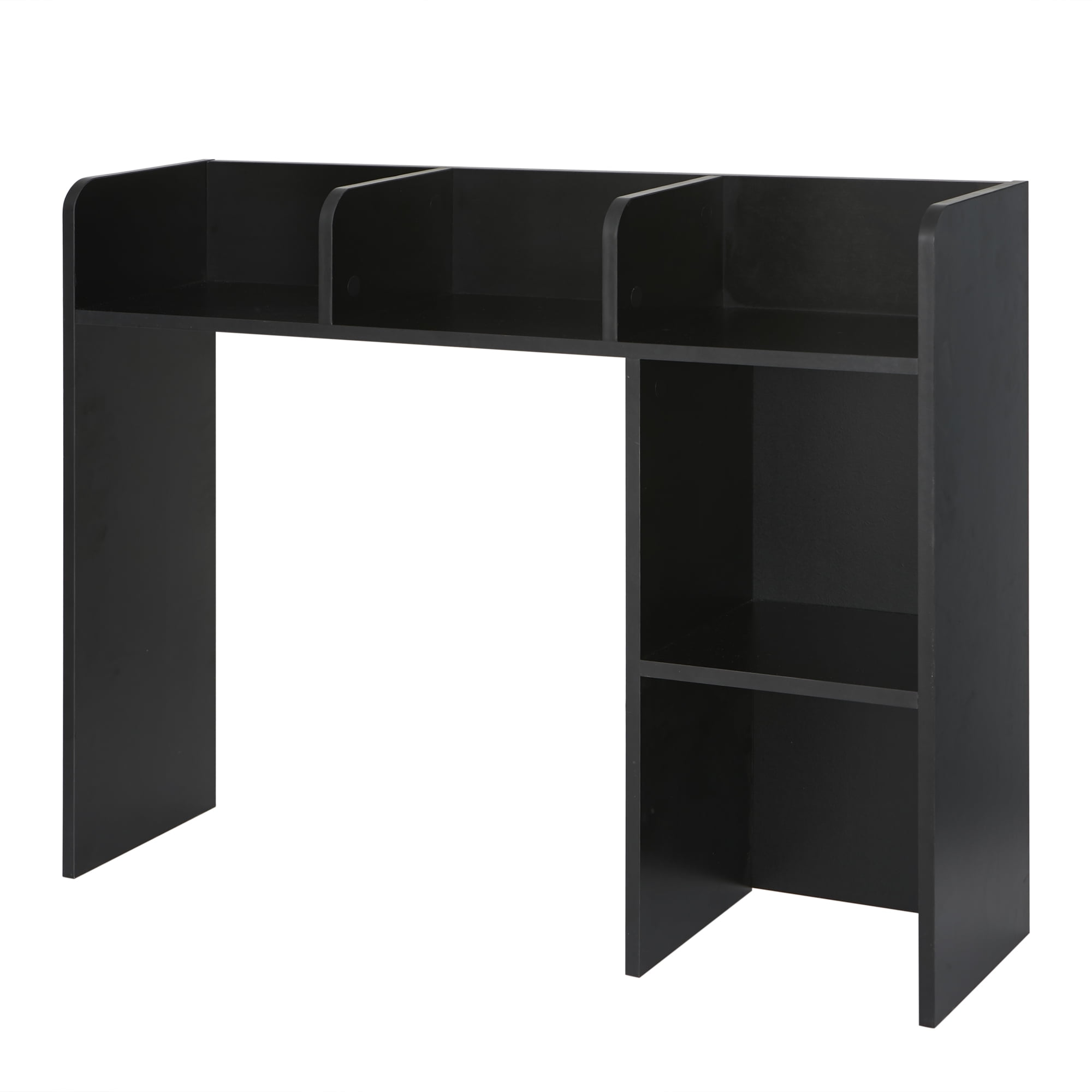 Classic Office Home Dorm Desk Bookshelf Black Walmart