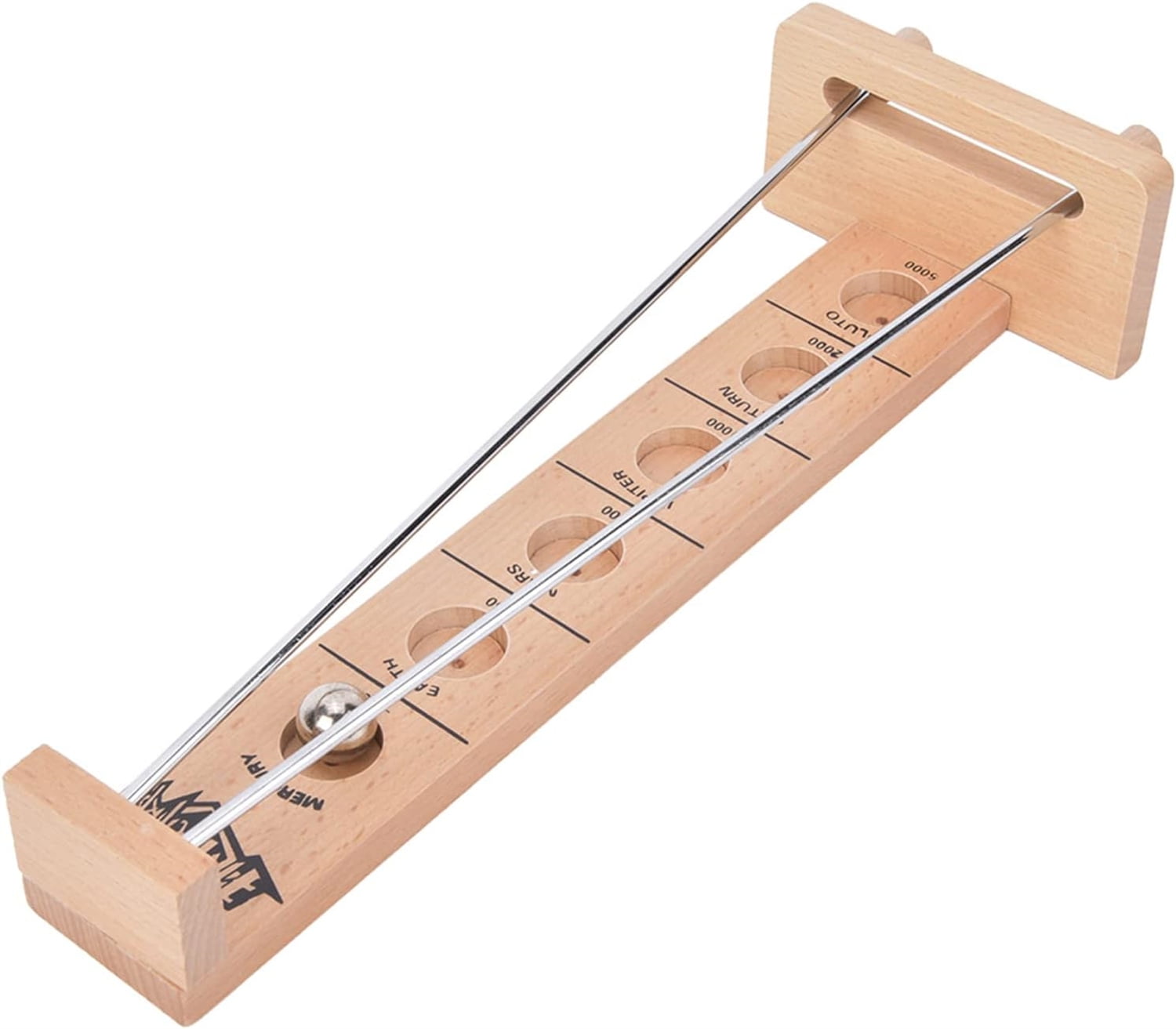 Classic Desktop Games Toy, Wooden Balance Desktop Ball Game Educational ...