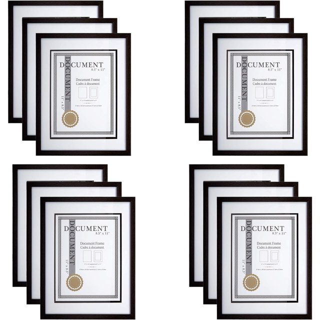 Classic Diploma Frame for Documents and Certificates, 8.5 x 11 inches ...