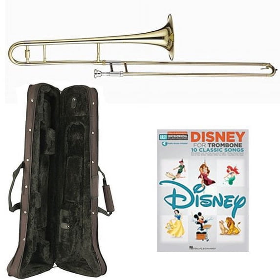 Classic Disney Bb Tenor Slide Trombone Pack - Includes Trombone w/Case ...