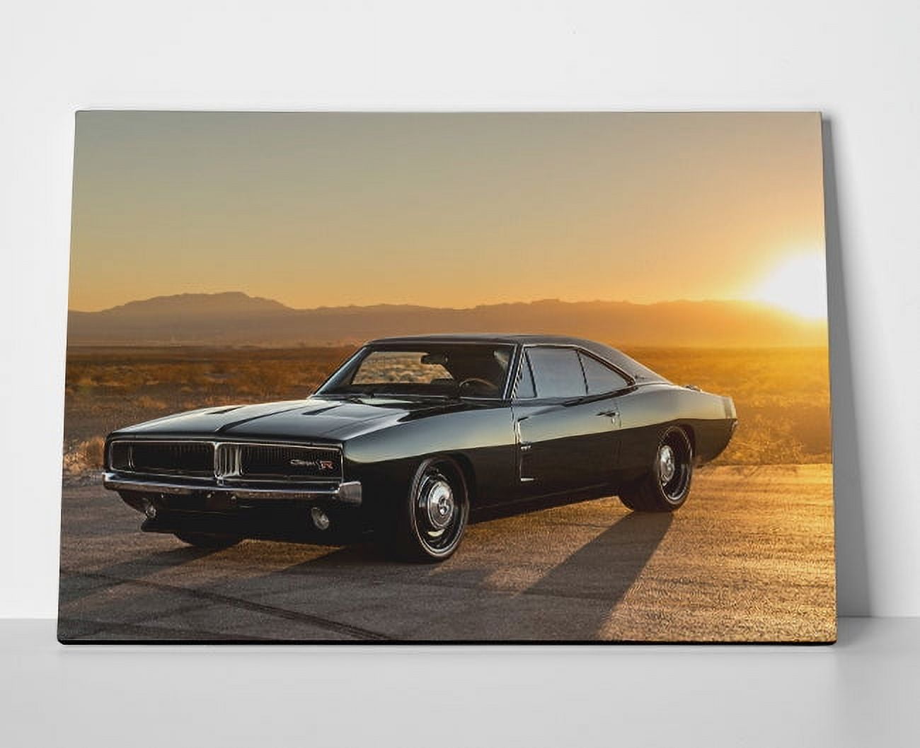 Classic Dodge Charger Poster or Wrapped Canvas - Walmart.com