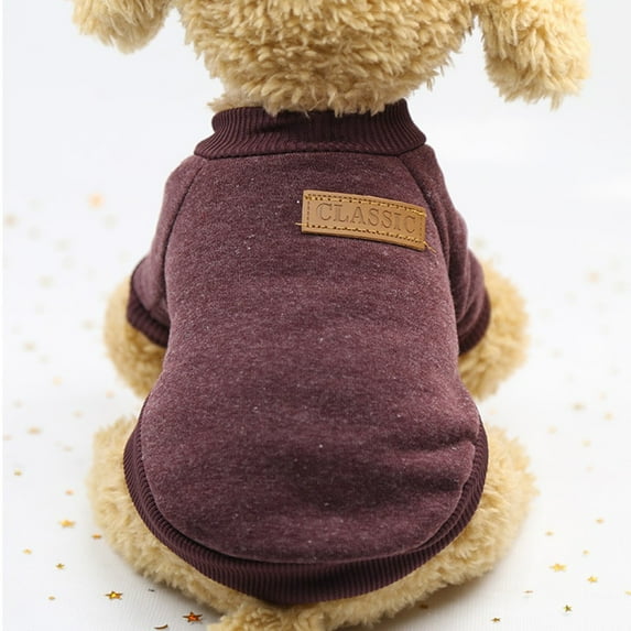 Classic Dog Sweater Warm Winter Clothes - Cozy Knit Pet Puppy Pullover ...