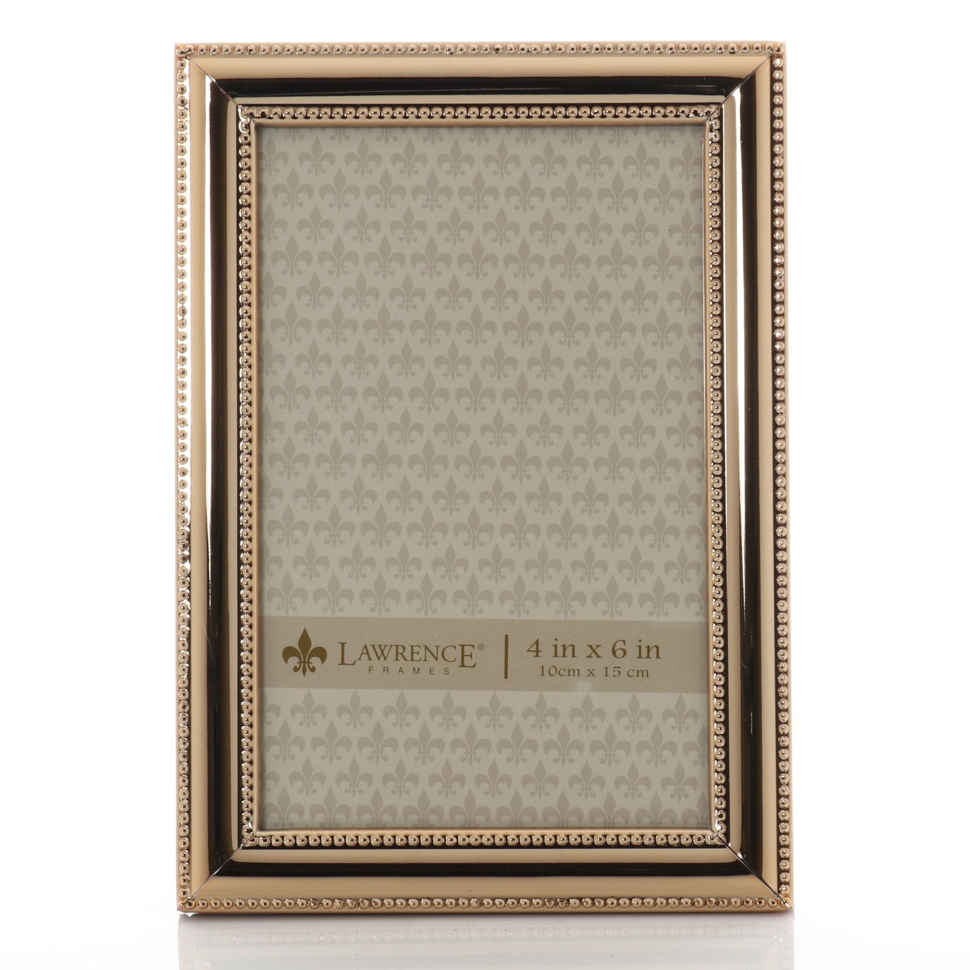 Classic Double Beaded Picture Frame 4x6 Gold - Walmart.com