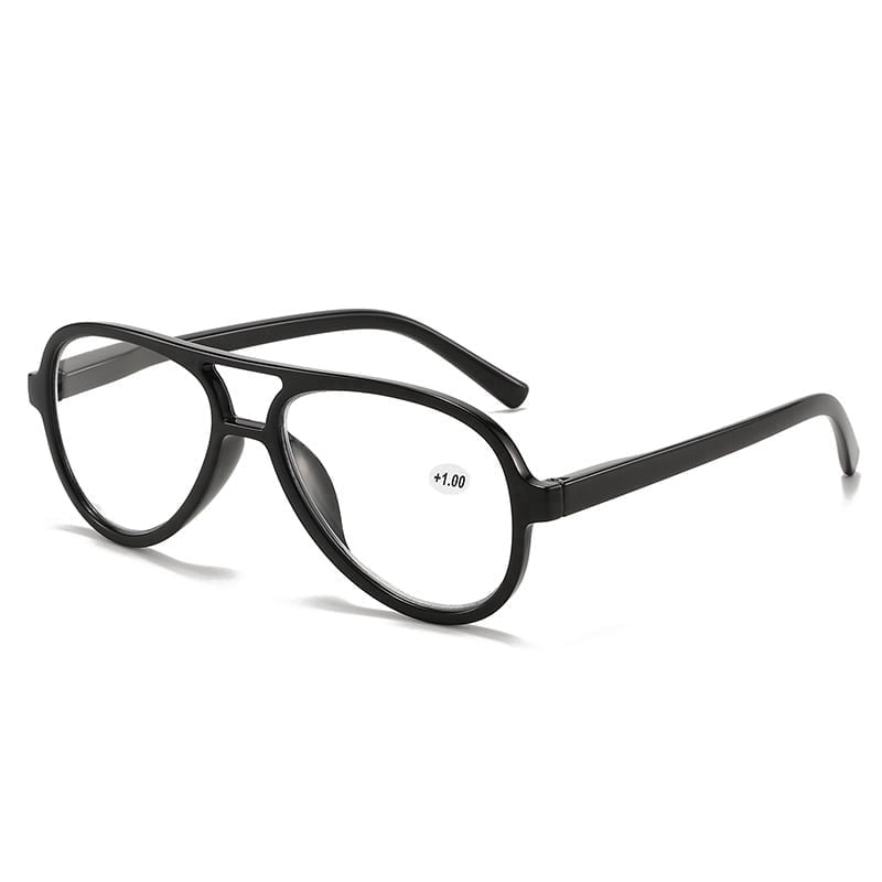 Classic Double Bridge Tortoiseshell Readers, Clear Lens Lightweight ...