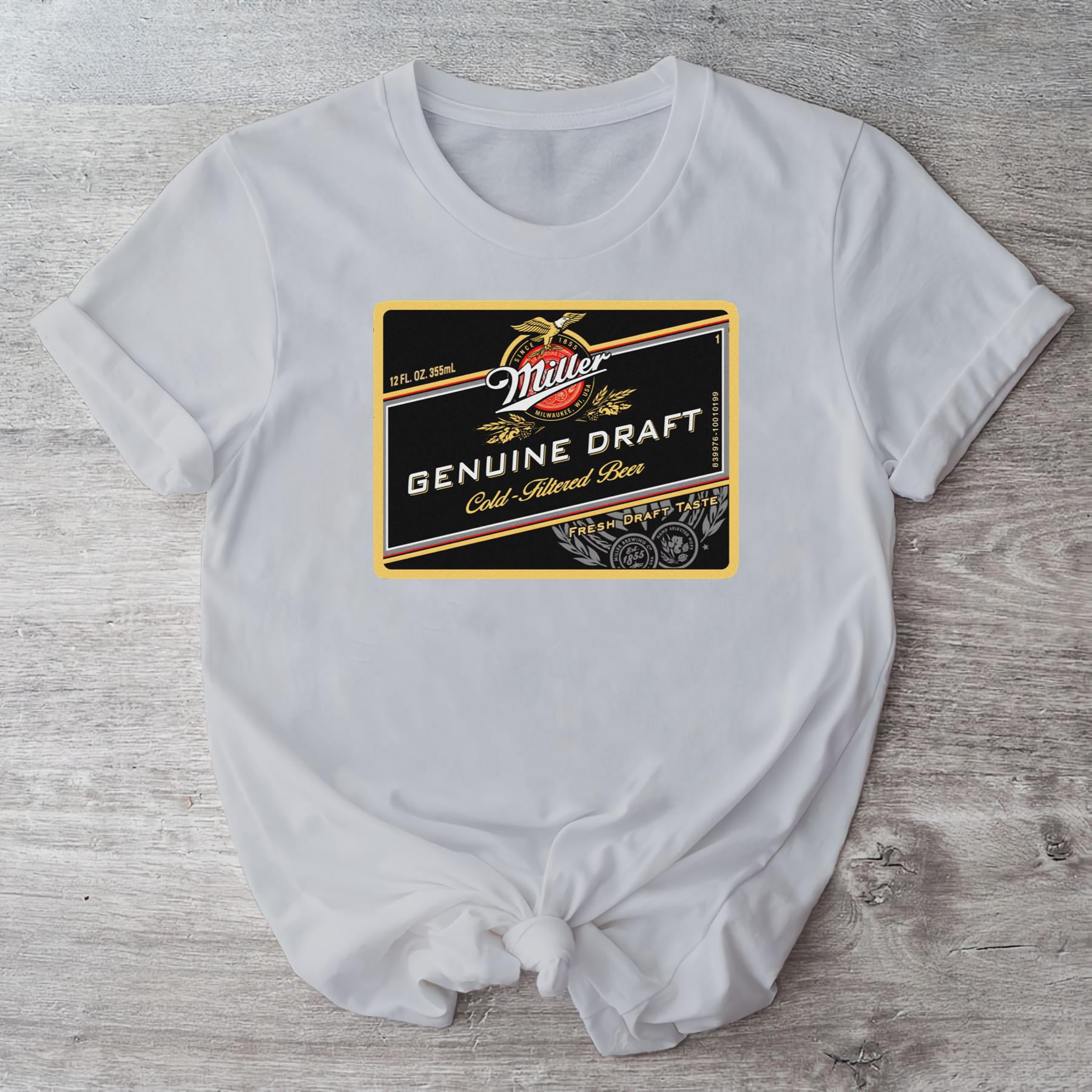 Classic Draft Style Beverage Graphic Shirt, Vintage Bar-Inspired Logo ...