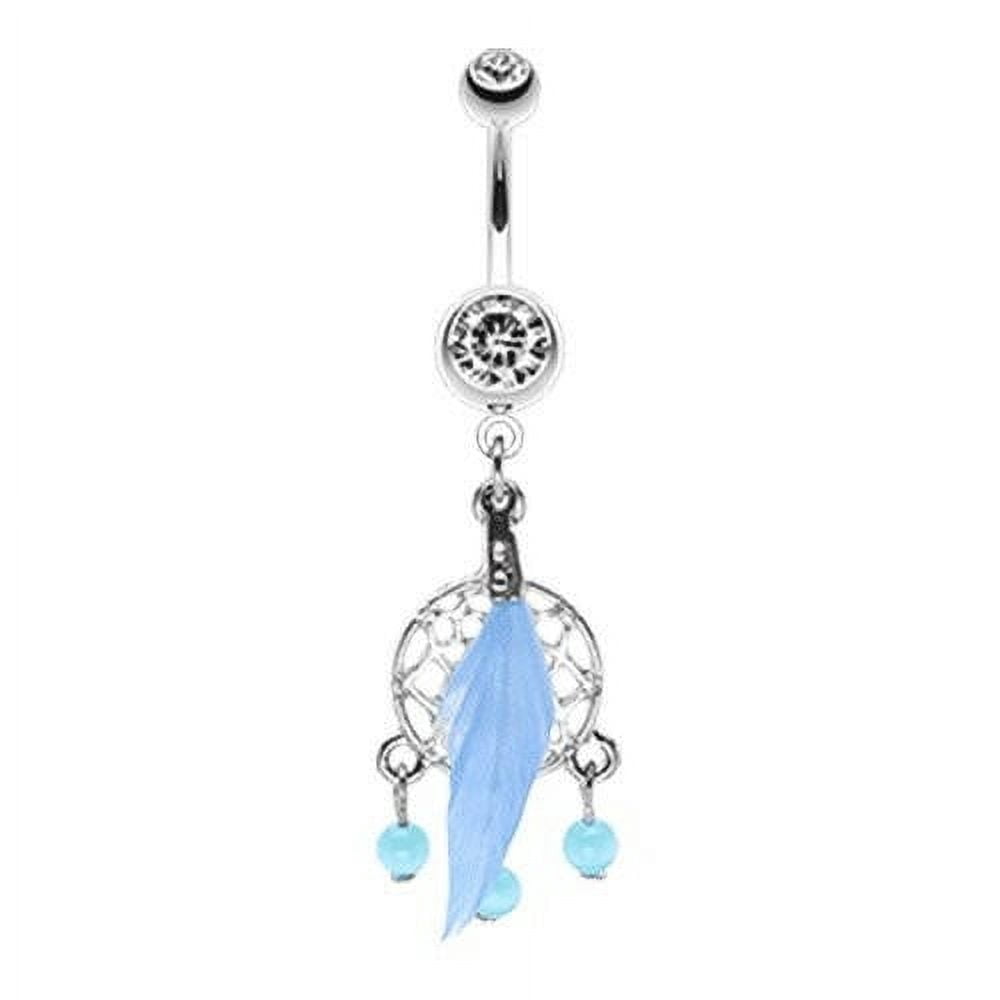 Classic Dream Catcher Belly Button Ring - Walmart.com