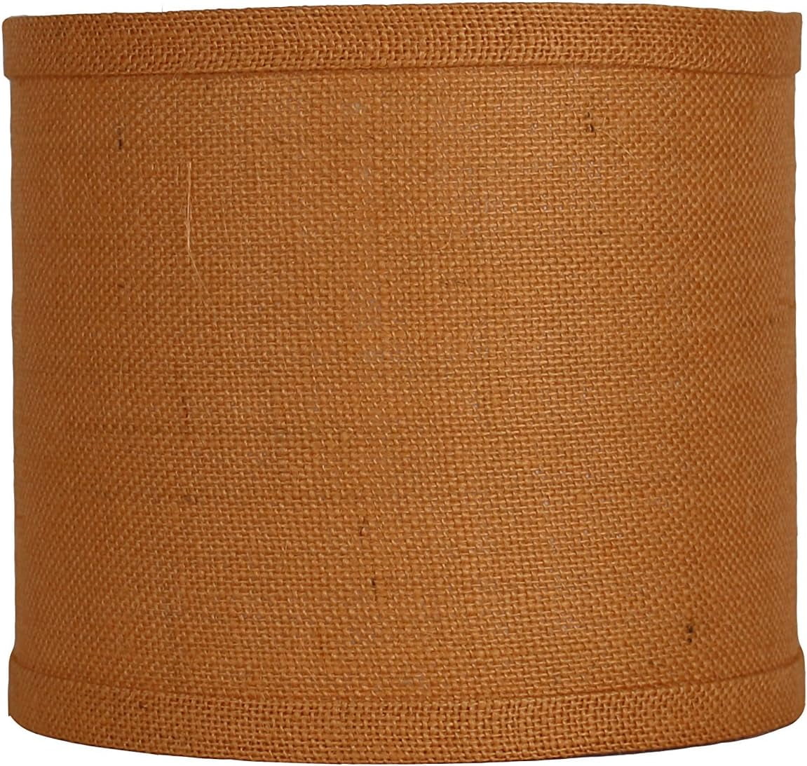 Classic Drum Burlap Lampshade, Spider-fitter, 12-inch by 12-inch by 10 ...