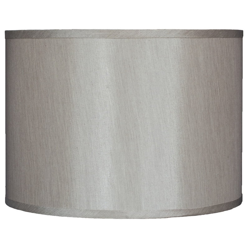 Classic Drum Faux Silk Lamp Shade 8-inch to 16-inch Available Champagne ...