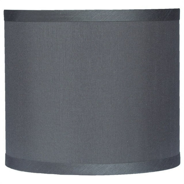 Classic Drum Faux Silk Lamp Shade 8-inch to 16-inch Available Gray 8 ...