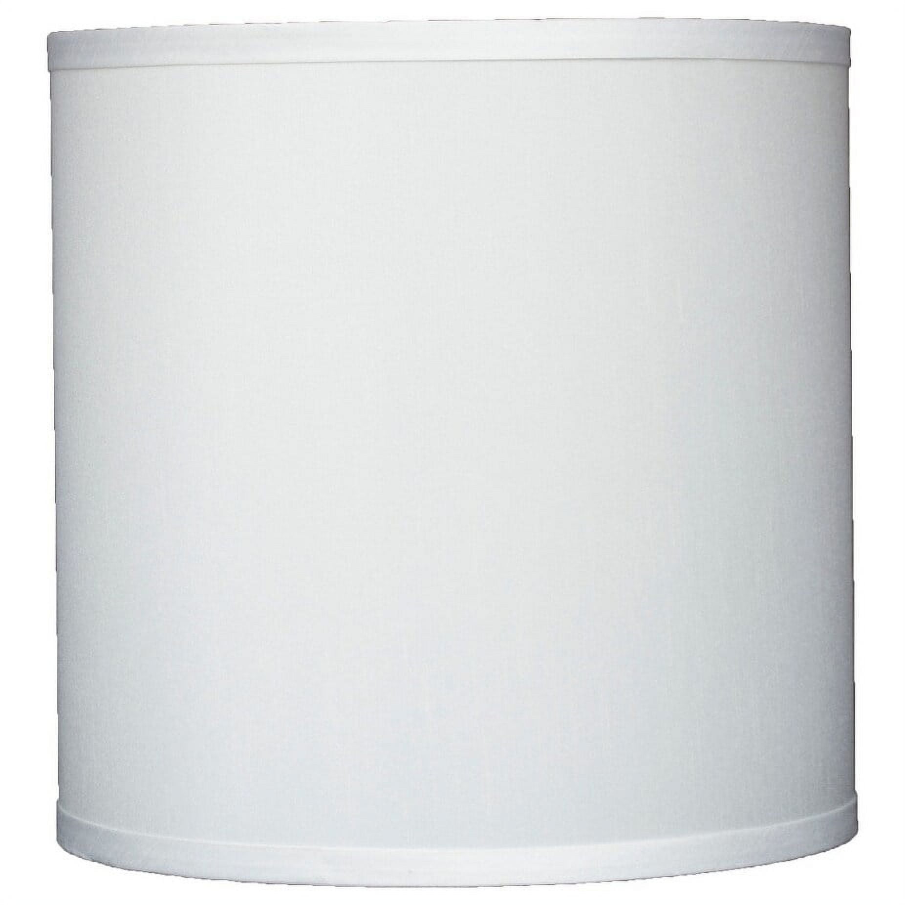 Classic Drum Faux Silk Lamp Shade 8-inch to 16-inch Available Off White ...
