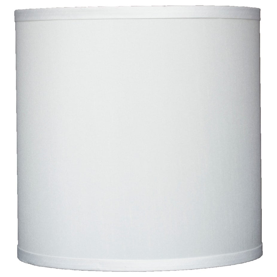Classic Drum Faux Silk Lamp Shade 8-inch to 16-inch Available Off White ...