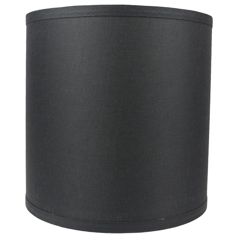 Urbanest Classic Drum Smooth Linen Lamp Shade with Nickel Spider Fitter ...