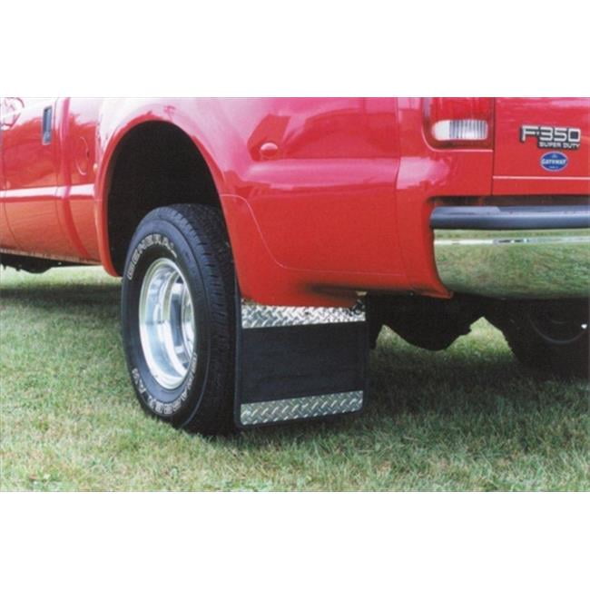 Classic Dually Rubber Mudflaps - Diamond Tread Insert - 80-98 F-Series ...